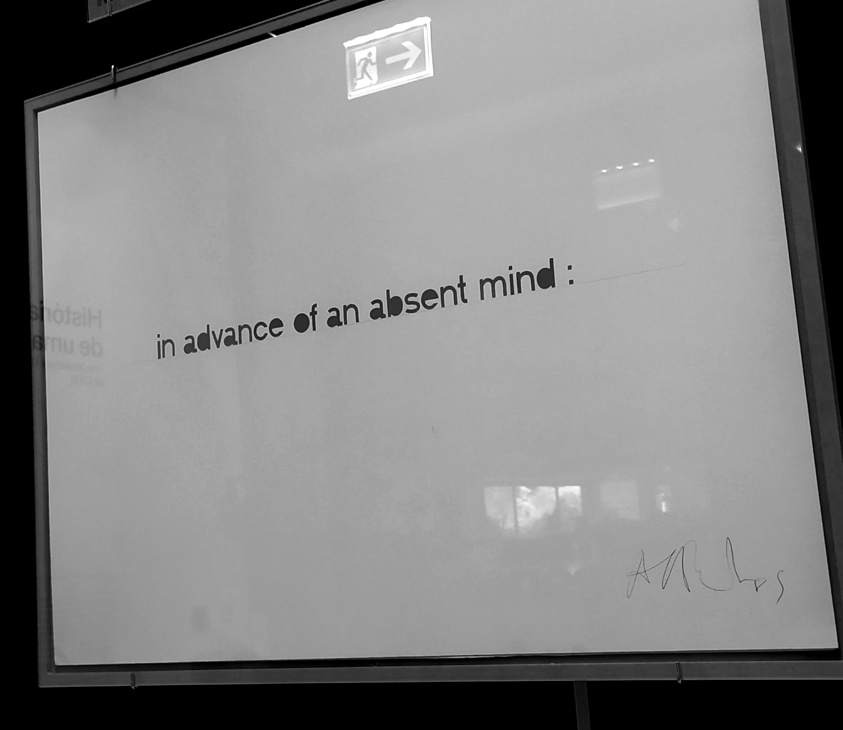 In advance of an absent mind: – c blog